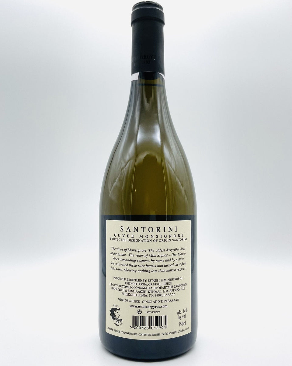 Assyrtiko Cuvée Monsignori 2020 – The Winehouse Switzerland